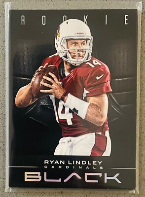 2012 Panini Black Football NFL #183 Ryan Lindley /349 Base Rookie Card ...