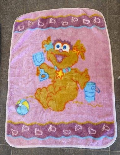 2004 Sesame Street Baby Blanket baby Zoe 40 x 30 Inch | eBay