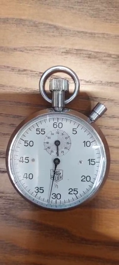 Heuer Stopwatch Swiss Vintage Mechanical 1/5s | eBay