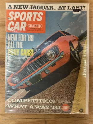 Vintage Auto Magazine - SPORTS CAR GRAPHIC - October 1968 | eBay