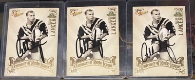 ALLAN LANGER SIGNED CARD | eBay Australia