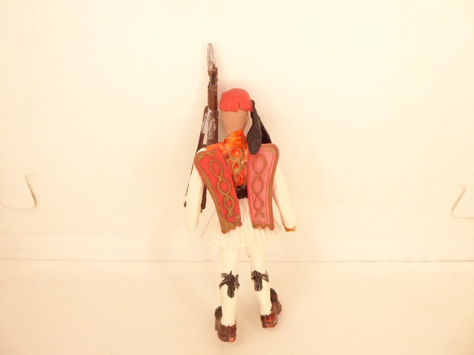 AOHNA - SOLDAT GREC EVZONE - GREEK EFZON SOLDIER - 7 Cm / 1/32 - RARE ...