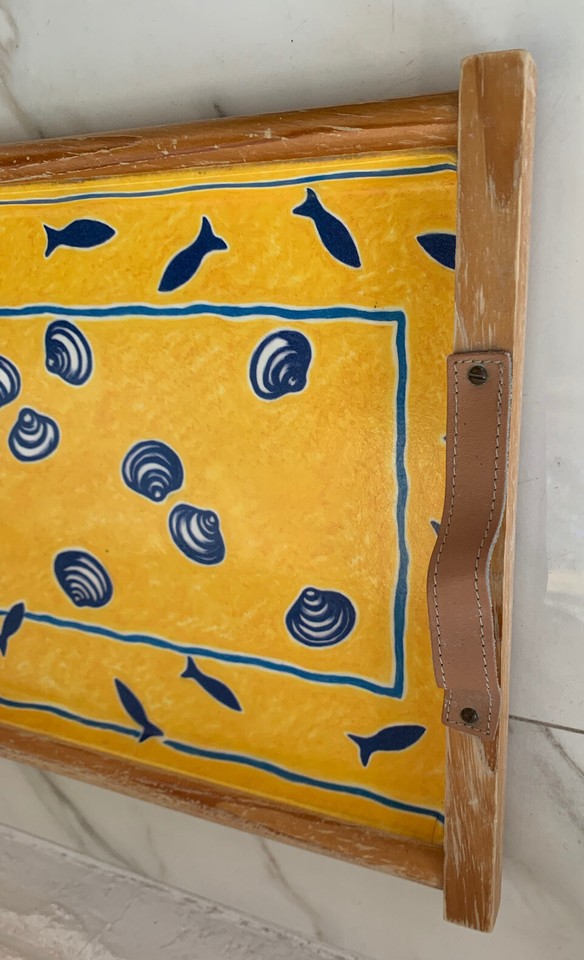 Creations ALPAC Tray, Fish And Shell Serving Tray, France | eBay