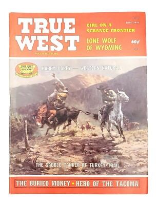 True West Magazine Vintage 1974 Cover Artist Joe Rader Roberts VG Harry ...
