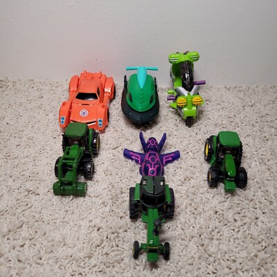 Random Car Toy Lot of 8 (John Deere, Transformers) | eBay