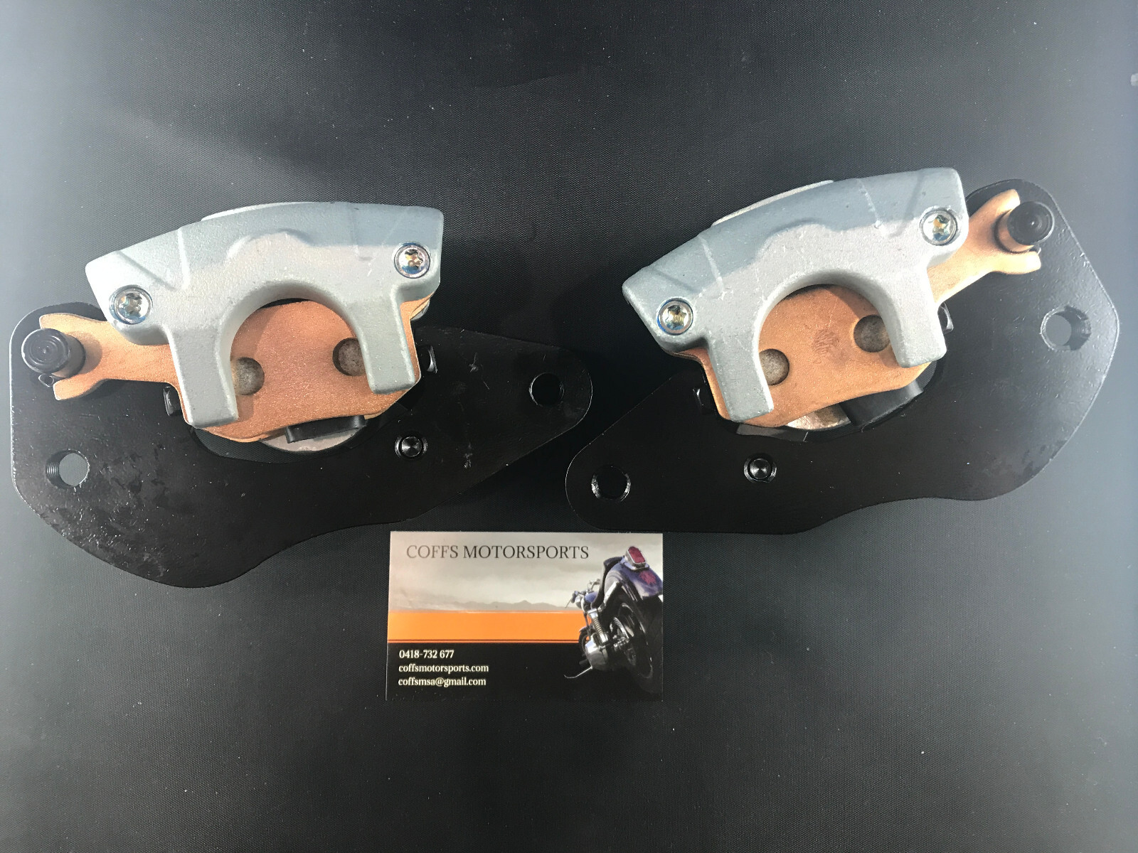 REAR LEFT & RIGHT Brake Calipers w Pads Fit CAN-AM Traxter 1000 HD10 ...