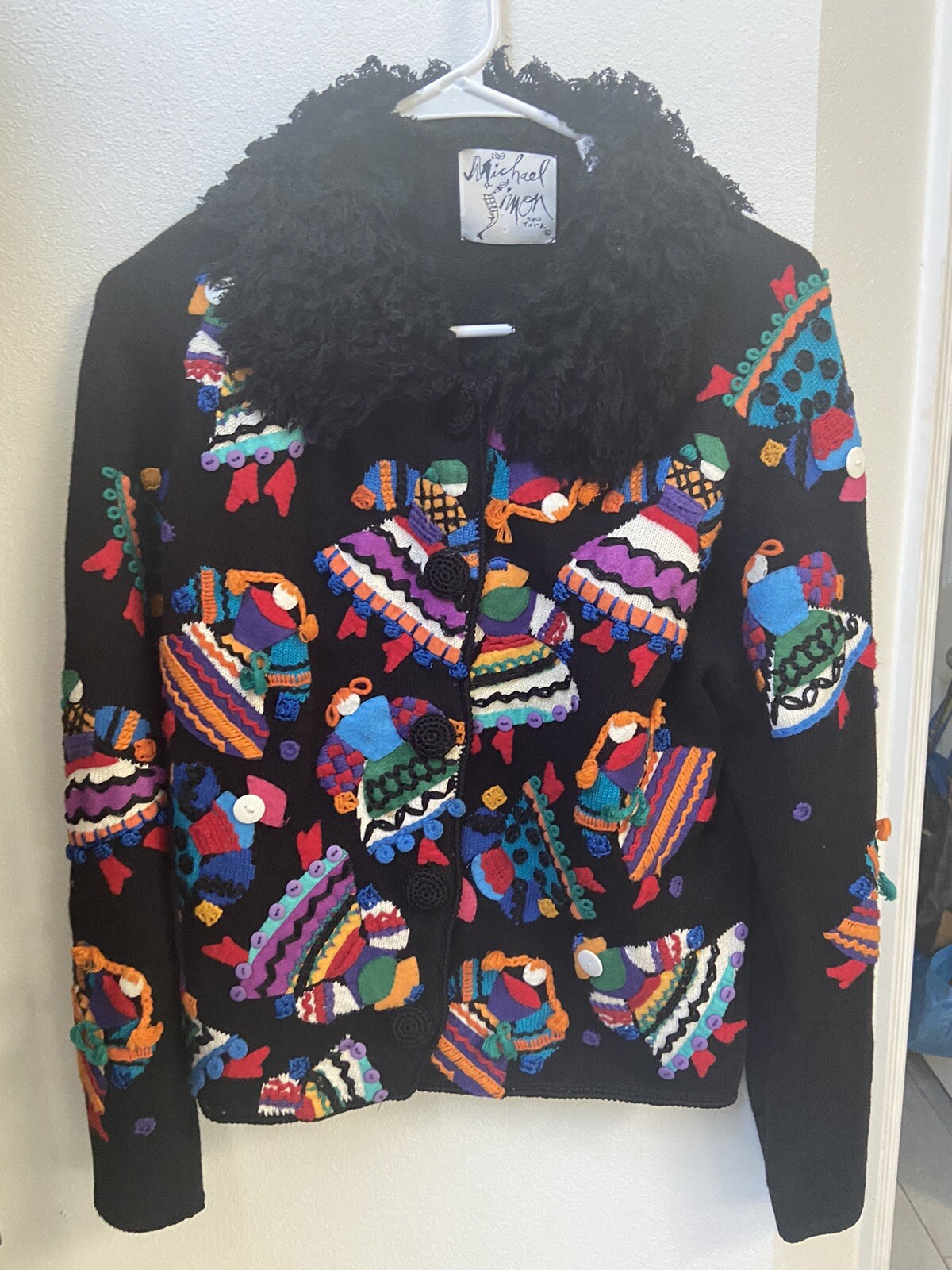 Michael Simon Vintage 1997 Girls W/braids Embroidered… - Gem