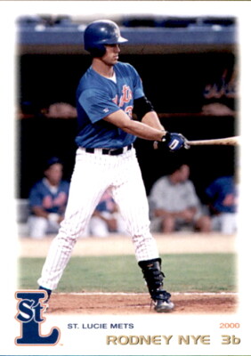 2000 St. Lucie Mets Grandstand #20 Rodney Nye Cameron Oklahoma OK ...