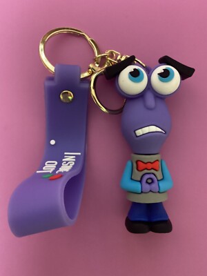 3D Rubber Keychain With Inside Out Character Keychain Key Ring No-2 | eBay