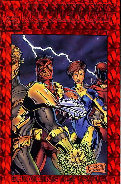 Judgment Day (Lightning) #1A VF/NM; Lightning | Red Foil Variant - w ...