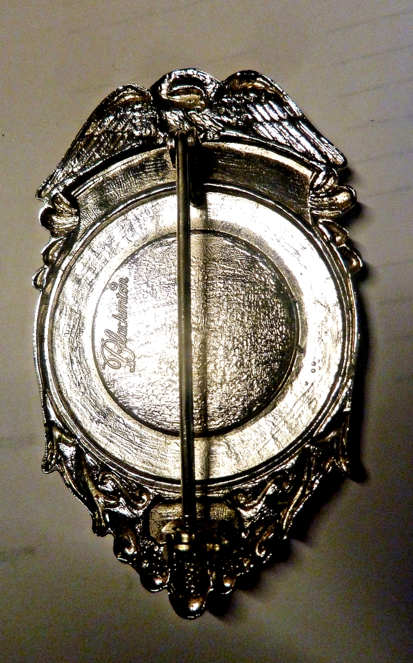 Vintage Security Western Mass. Courtesy Patrol Silver Badge #6 Pre ...