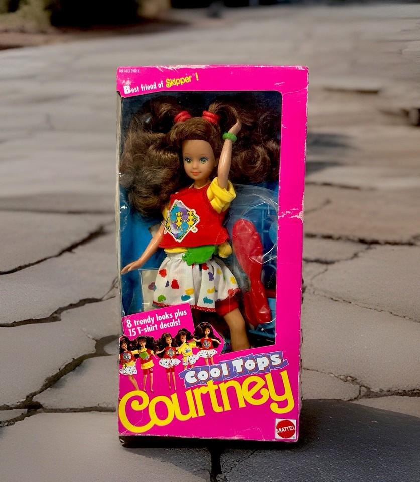 Vintage Cool Tops Courtney Skipper Friend-Non-mint Box-1989 Mattel 7079 ...