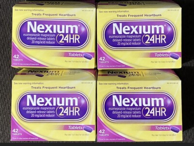 Nexium 4-pack of 42 Tablets 20mg Total 168 Tablets Ex. 2025 | eBay