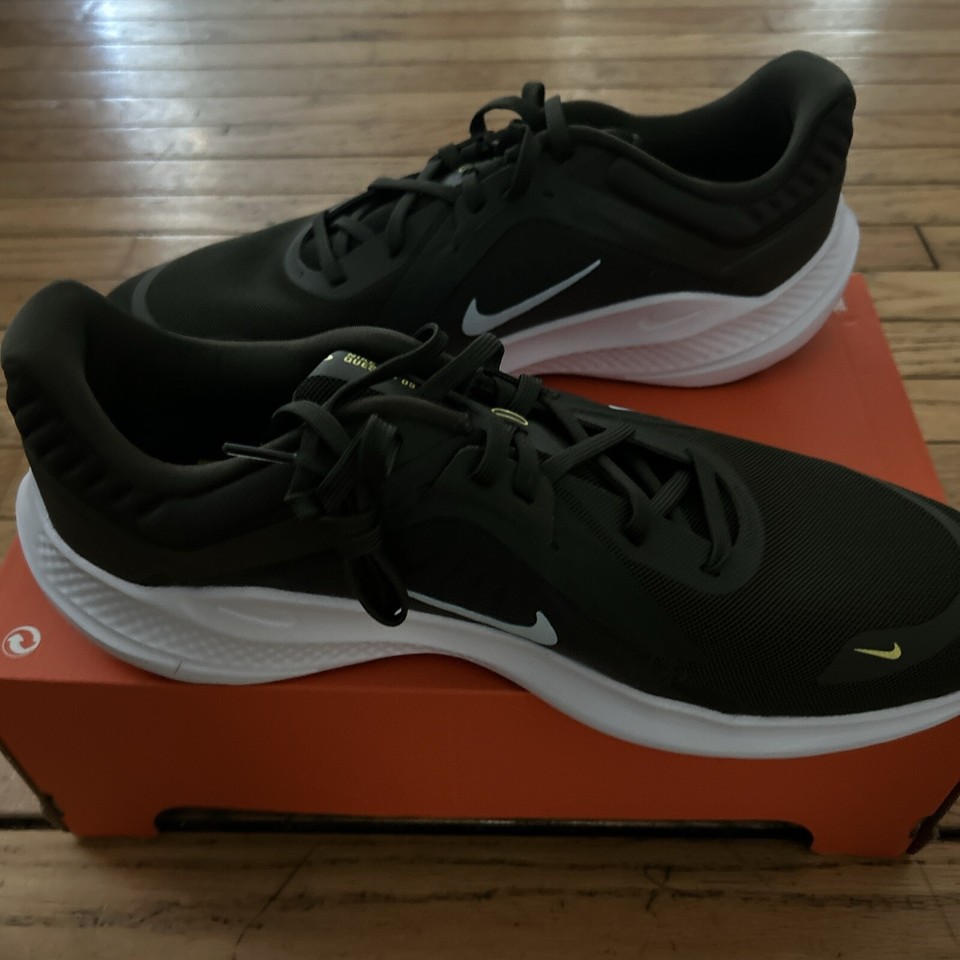 Nike Quest 5 Cargo Khaki Glacier Blue DD0204 300 Running Shoes | eBay