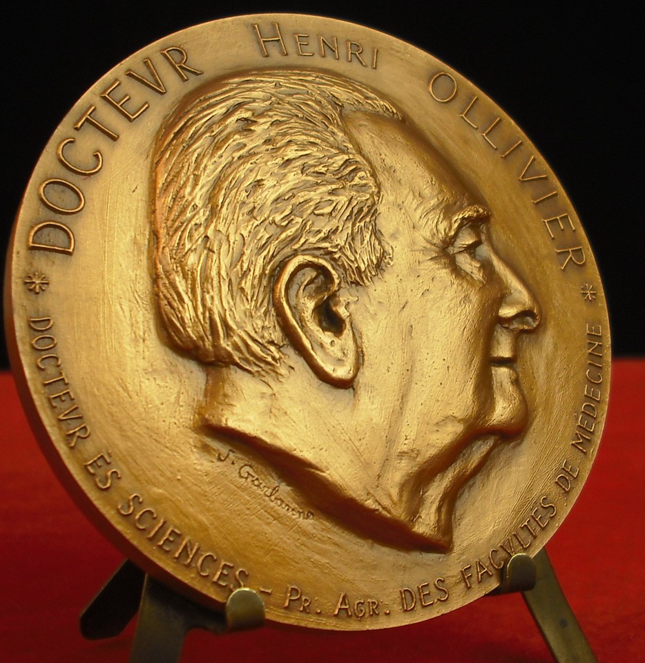 Medal Doctor Henri Ollivier Forensic Science 1984 by Garbarino Bronze ...