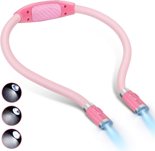 ® LED Hug Light,Rechargeable Neck Book Lights Night Lamp for Reading ...