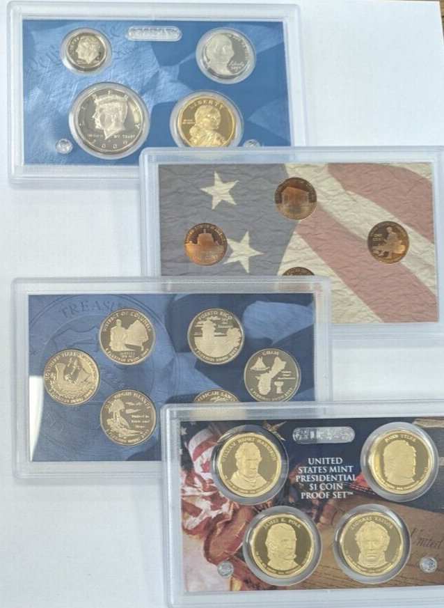 2009-S US Mint 18-Coin Proof Set Complete Slides/Box+COA -OGP- | eBay