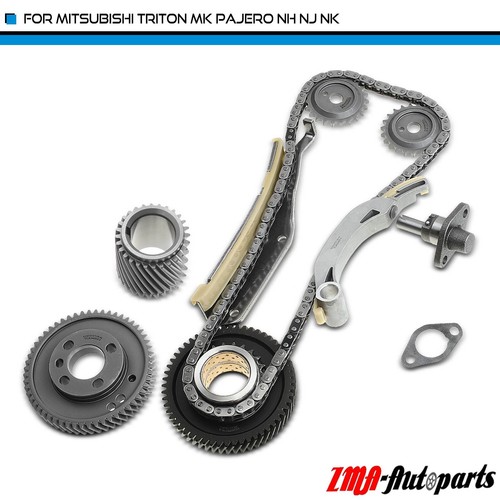 10x Timing Chain Kit for Mitsubishi Triton MK Pajero NH NJ NK NL 2.8L ...