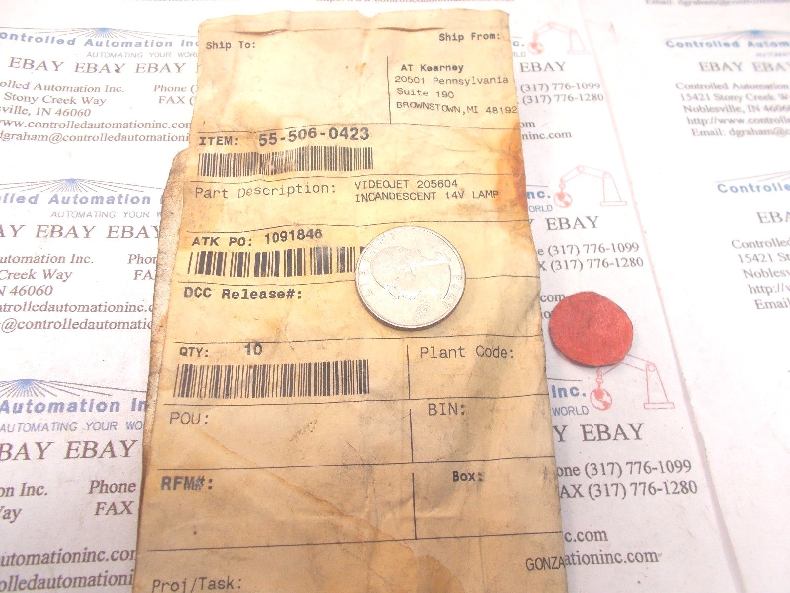 VIDEOJET 205604 Incandescent Light Bulb 14V Pack of 10 | eBay