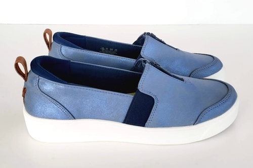 Ryka Womens (7.5 Medium) Metallic Blue Vivvi Casual Sneaker Comfort ...