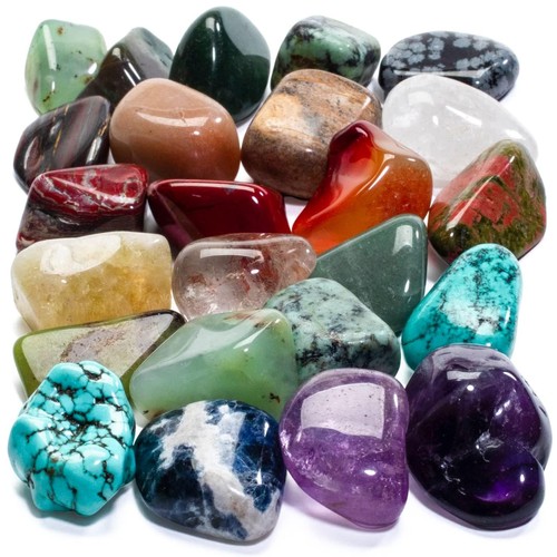 Bulk Tumbled Stones (1,000+ Carats) Random Assortment of Polished High ...