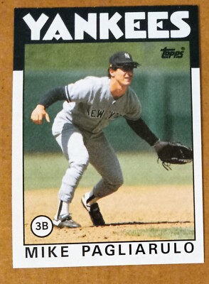 1986 Topps MIKE PAGLIARULO Baseball Card #327. NEW YORK YANKEES. | eBay