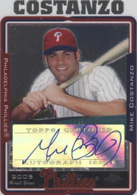 2005 Topps Chrome Update & Highlights - Mike Costanzo #UH225 (AU, RC ...