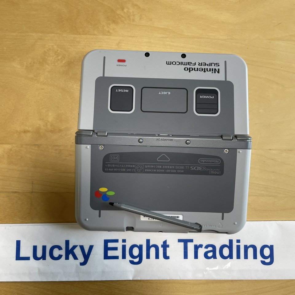 New Nintendo 3DS XL LL Super Famicom Edition Console Box Japanese ver ...