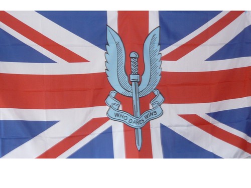 new sas 5x3 flag special air srvice british forces army navy airforce ...