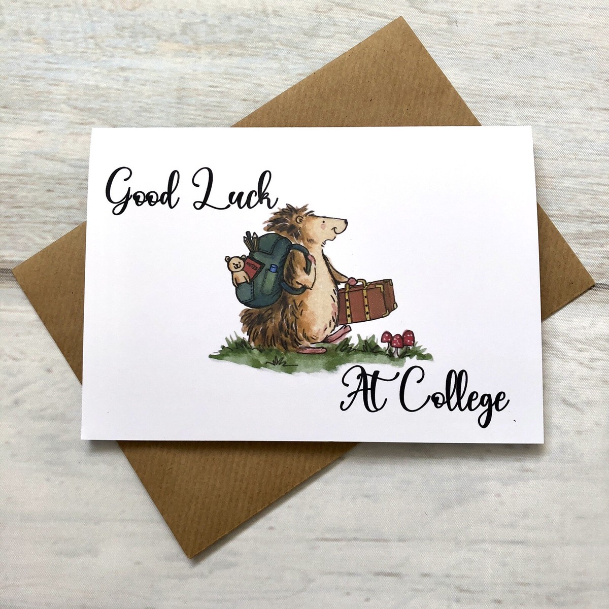 College E Cards Good Luck For New Academic Year Greeting Card