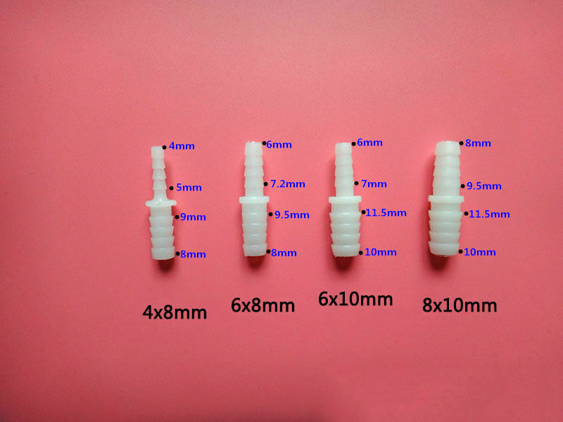 Plastic Silicone Rubber Fitting Water Hose Pipe Tube Connector Aquarium ...