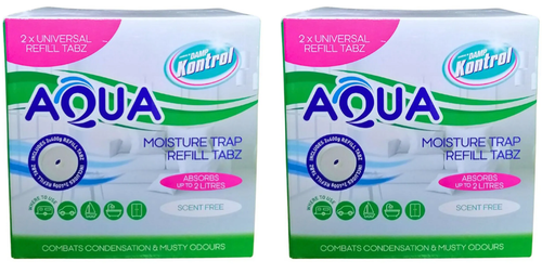 4 x 450g Damp Kontrol Mega Moisture Trap Refill Tabz Tabs Tablets ...