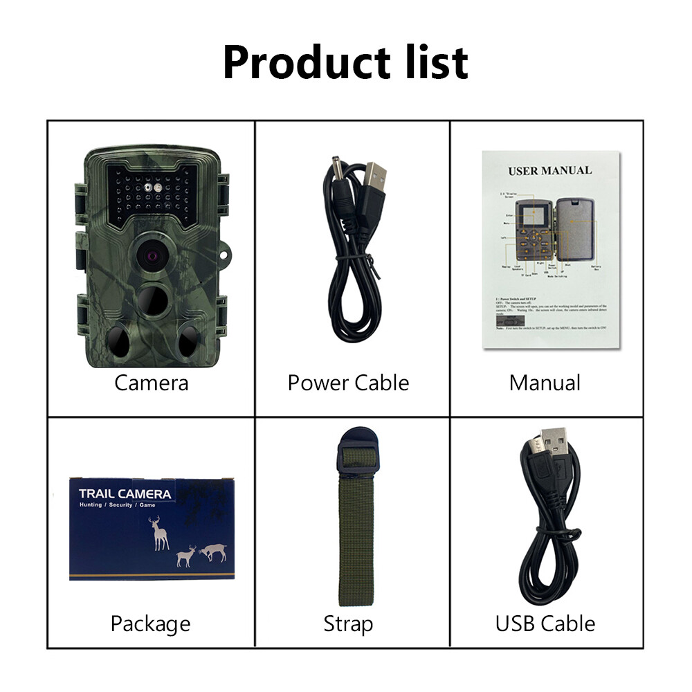 Wireless Wildlife Camera 1080P 32MP 16MP Hunting Game Trail Camera ...