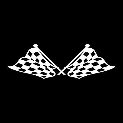 Checkered Race Car Labels Template