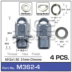 NICE PRODUCTS Mag Nuts pk4 M362-4 M362-4 | eBay Australia