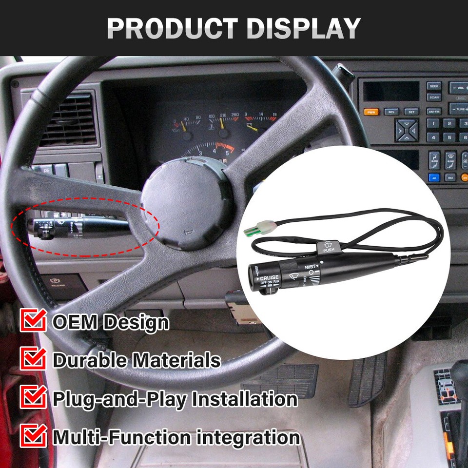 Turn Signal Multifunction Switch Cruise For 1988-1994 CHEVROLET GMC ...