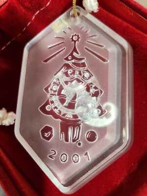 Waterford Songs of Christmas O' Christmas Tree 2001 Crystal Tree ...