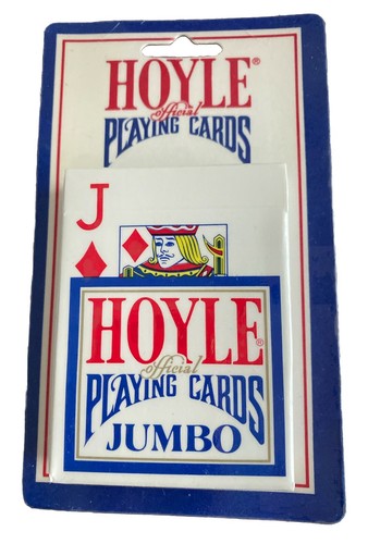 New Vintage Blue Hoyle Jumbo Poker Playing Cards #1202 Nevada Finish | eBay