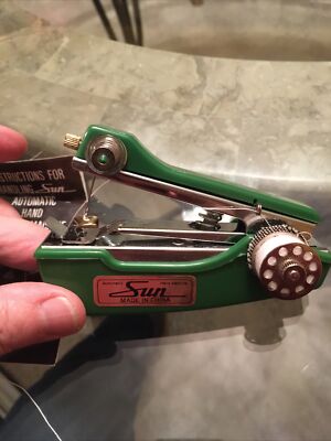 Vintage Sun Automatic Feed Hand Held Sewing Machine | eBay