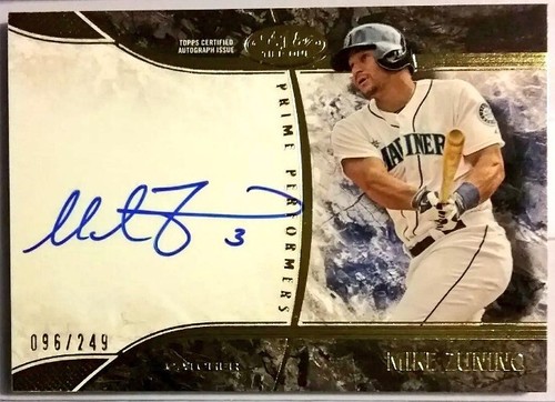 2016 Topps Tier One MIKE ZUNINO Auto /249 | eBay