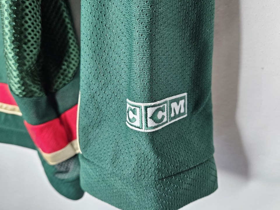 NHL CCM Minnesota Wild NHL Hockey Men's S Air-Knit Official Licensed ...