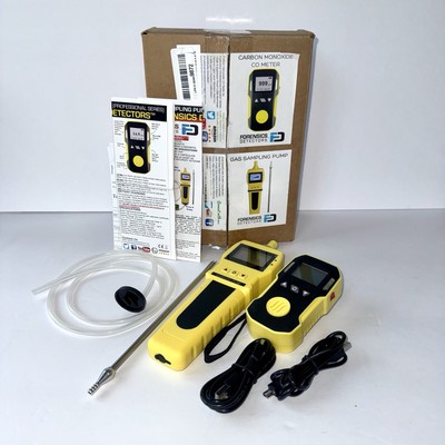 FORENSICS DETECTORS FD H2S Monitor + Pump w/Probe | USA NIST Calibrated ...