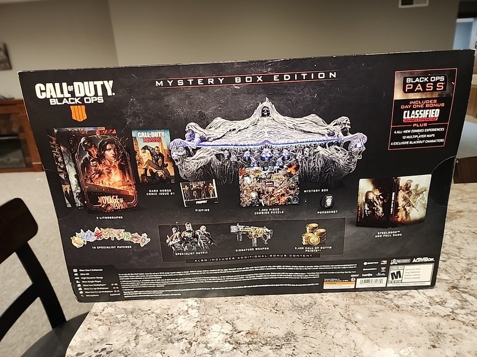 Call Of Duty Black Ops 4 Mystery Box Edition Xbox One BRAND NEW IN BOX ...