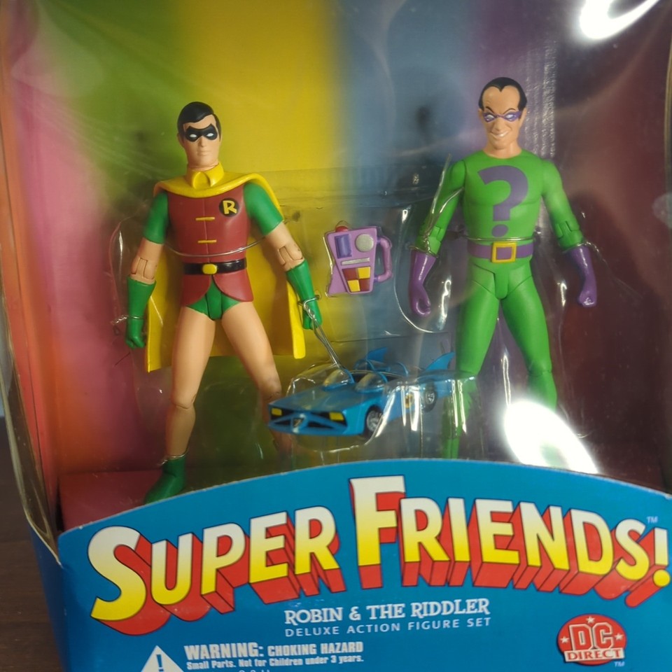 DC Direct Super Friends Robin & Riddler Box Set | eBay