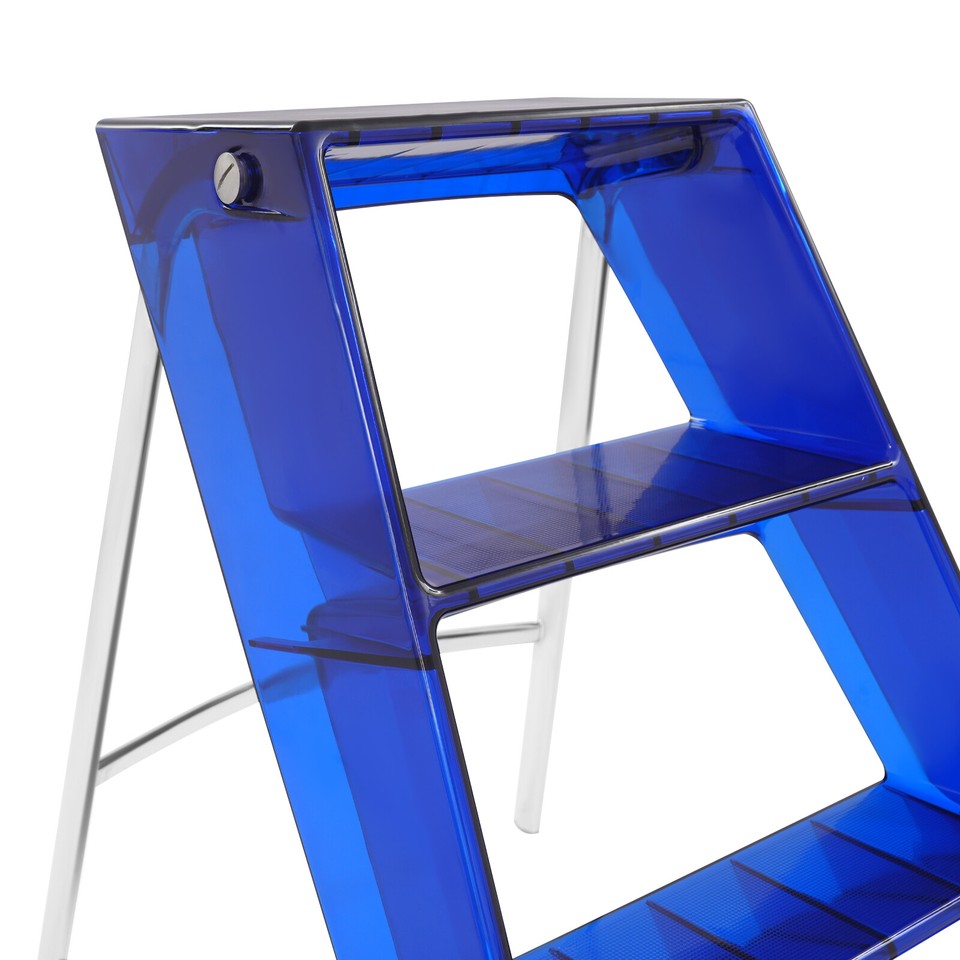 3 Step Ladder Folding Step Stool for Adults, Lightweight Foldable ...