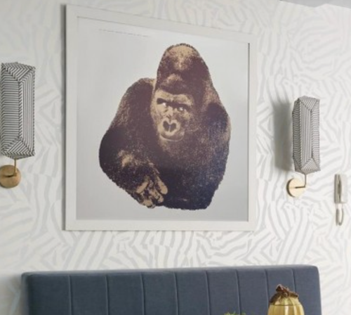 DANESE Enzo Mari Poster "QUINDICI,IL GORILLA" 1976 Silkscreen 44 x 44 ...