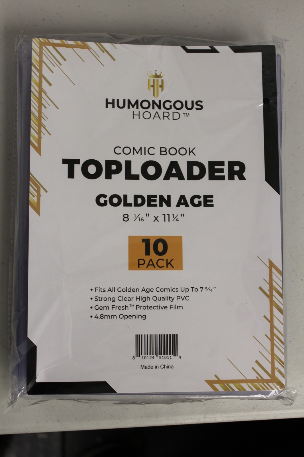 (10) Humongous Hoard Golden Comic Book Top Loader w/Gem Fresh Coating ...