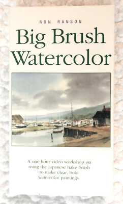 Big Brush Watercolor with Ron Ranson VHS Tape - 60 minutes | eBay