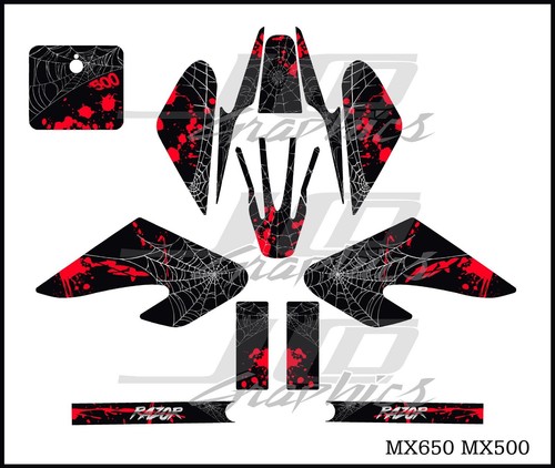 Razor MX500 MX650 graphics kit decals THICK AND HIGH GLOSS | eBay