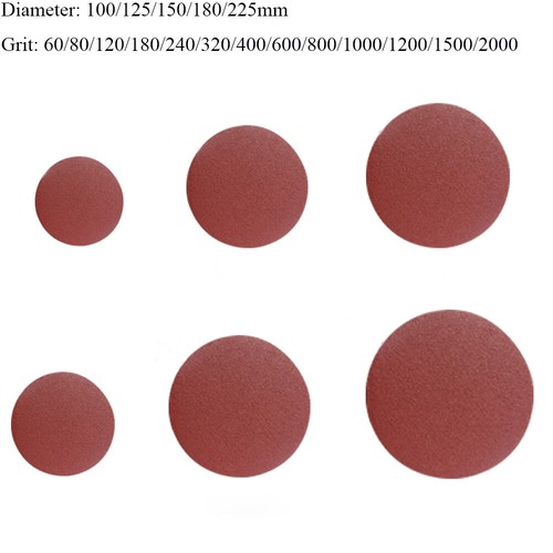 10Pcs Sanding Disc Hook And Loop 100-230mm Sandpaper 60-1000 Grit ...